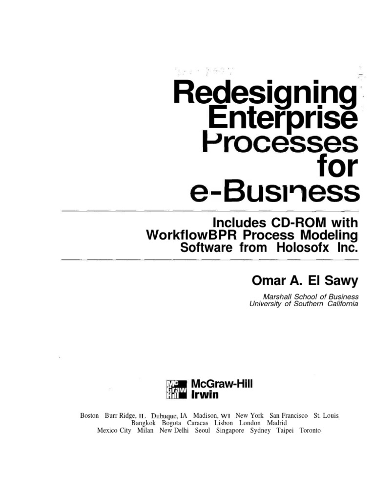 Redesigning Enterprise Process For E-Business | PDF | Electronic ...