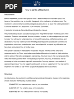 MUN draft resolution format | PDF