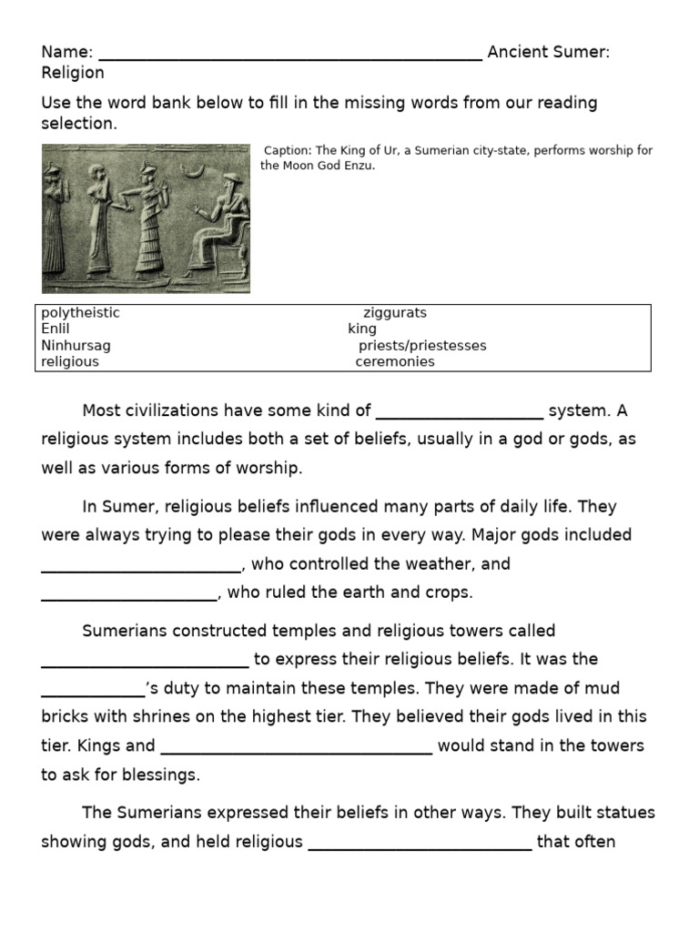 religion mesopotamia | PDF