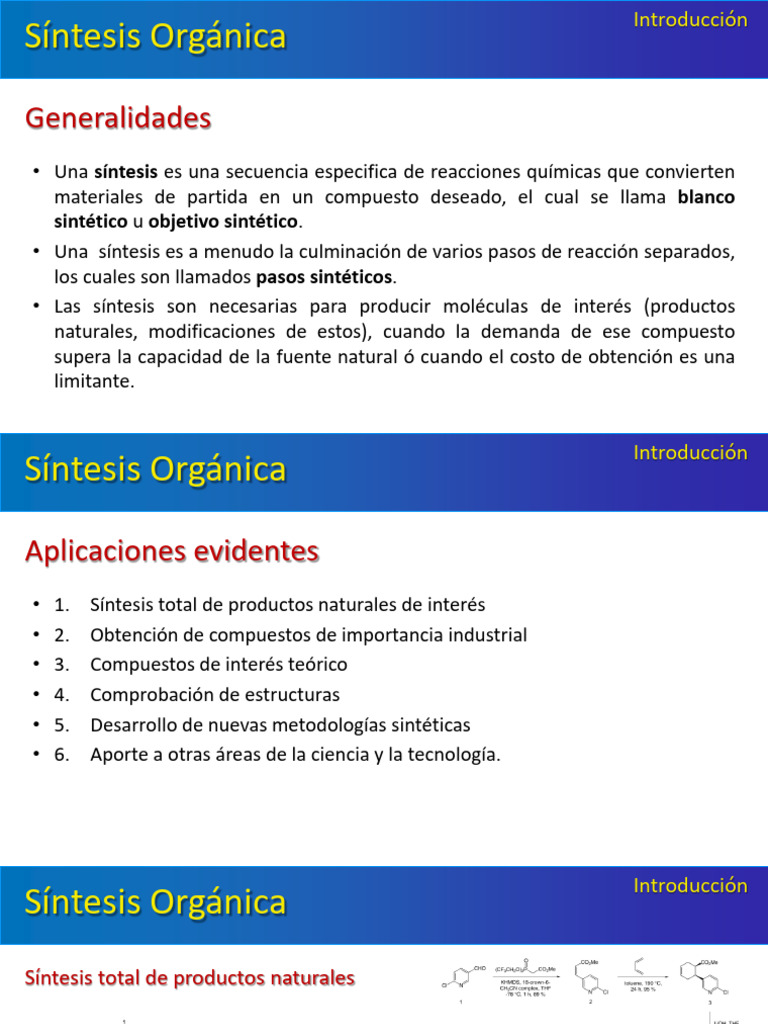 Sintesis Organica 2023 B Completas | PDF | Ester | Síntesis orgánica