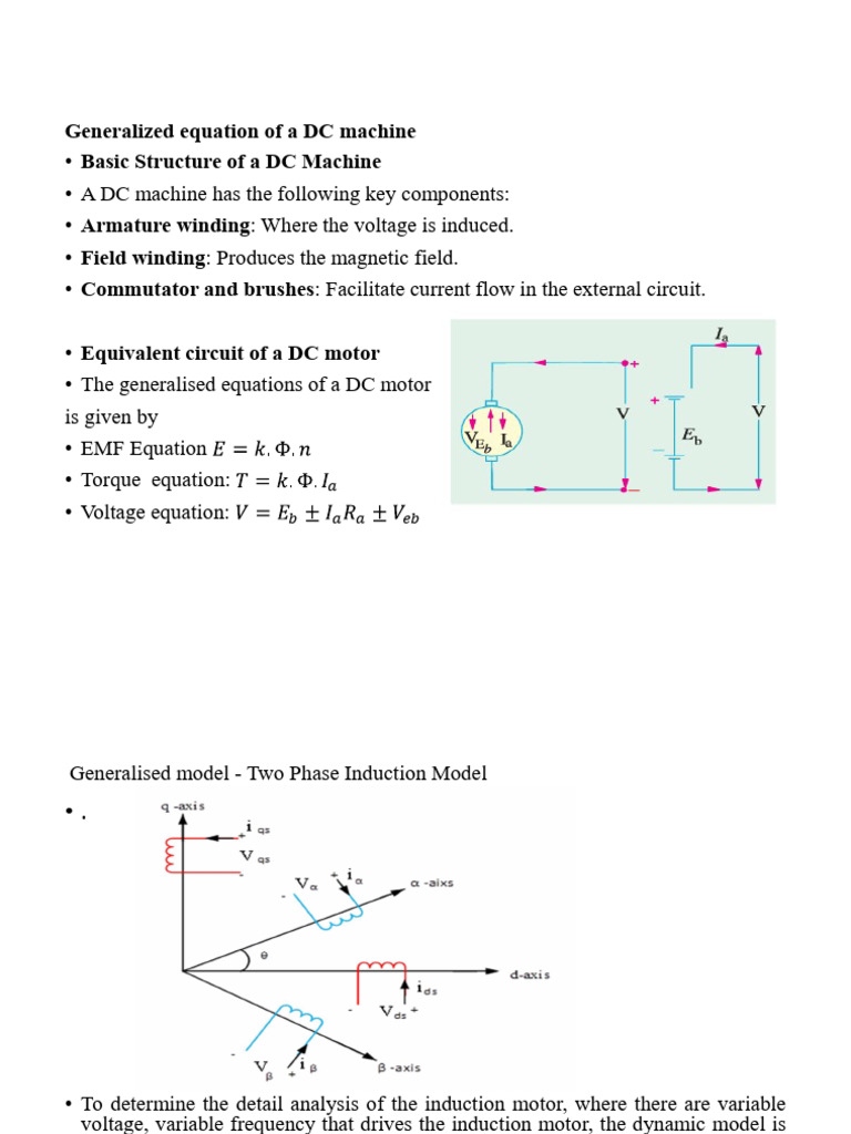DC Machine and Induction Motor Models | PDF | Electric Motor ...