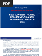 CB Communique 2025 001 Stellantis Supplier Code Updates | PDF