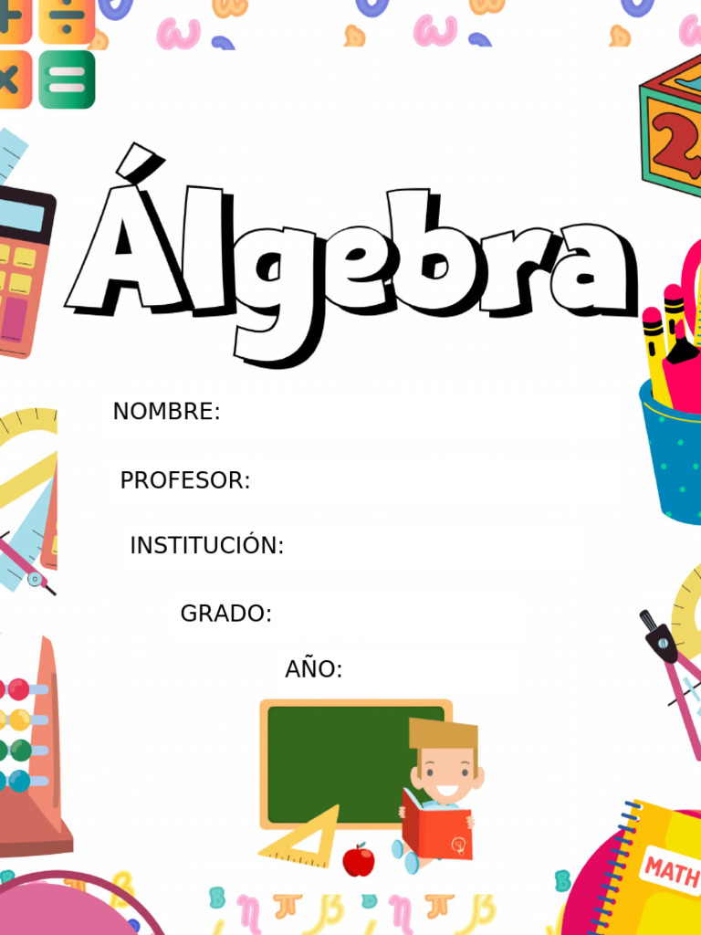 Caratula de Algebra Primaria | PDF