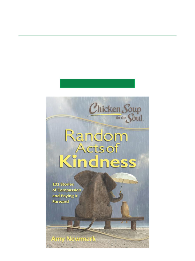 Reader's Pick Chicken Soup For The Soul Random Acts of Kindness 101 ...