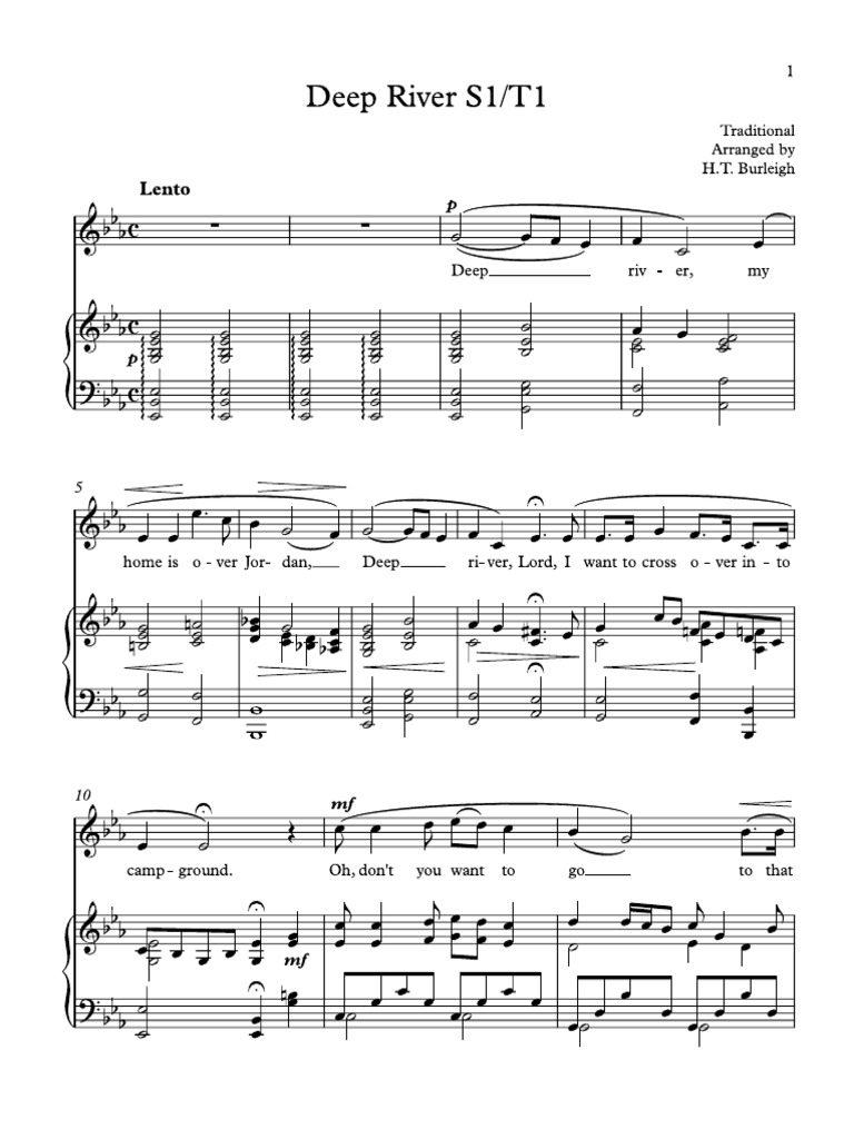 Deep River S1 T1 | PDF