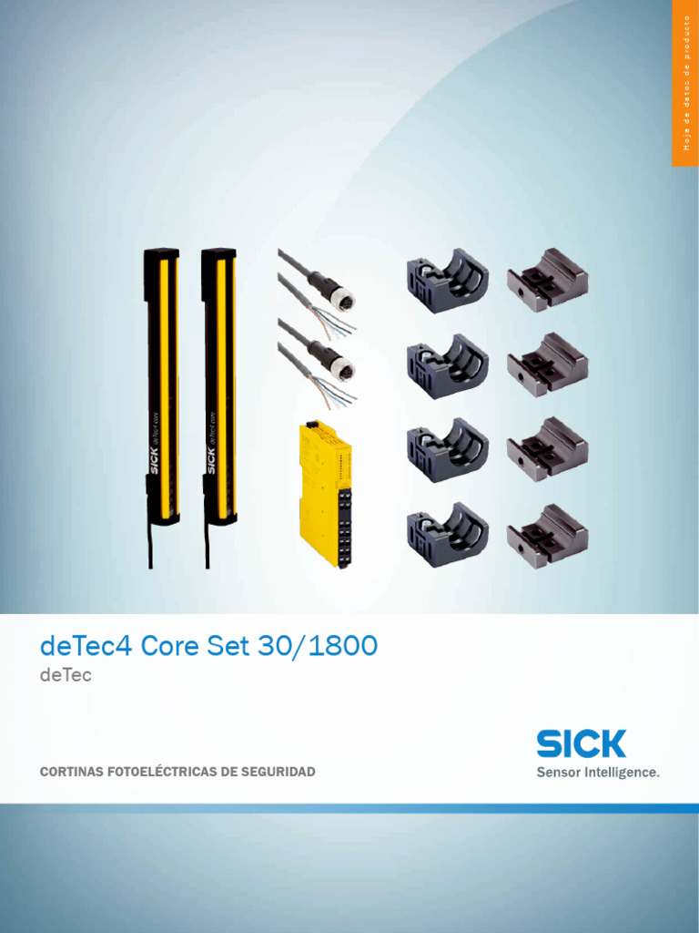 Sick Datasheet - deTec4-Core-Set-30-1800 - 1062919 - Es | PDF ...