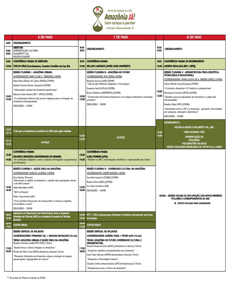 Agenda RM2025 | PDF