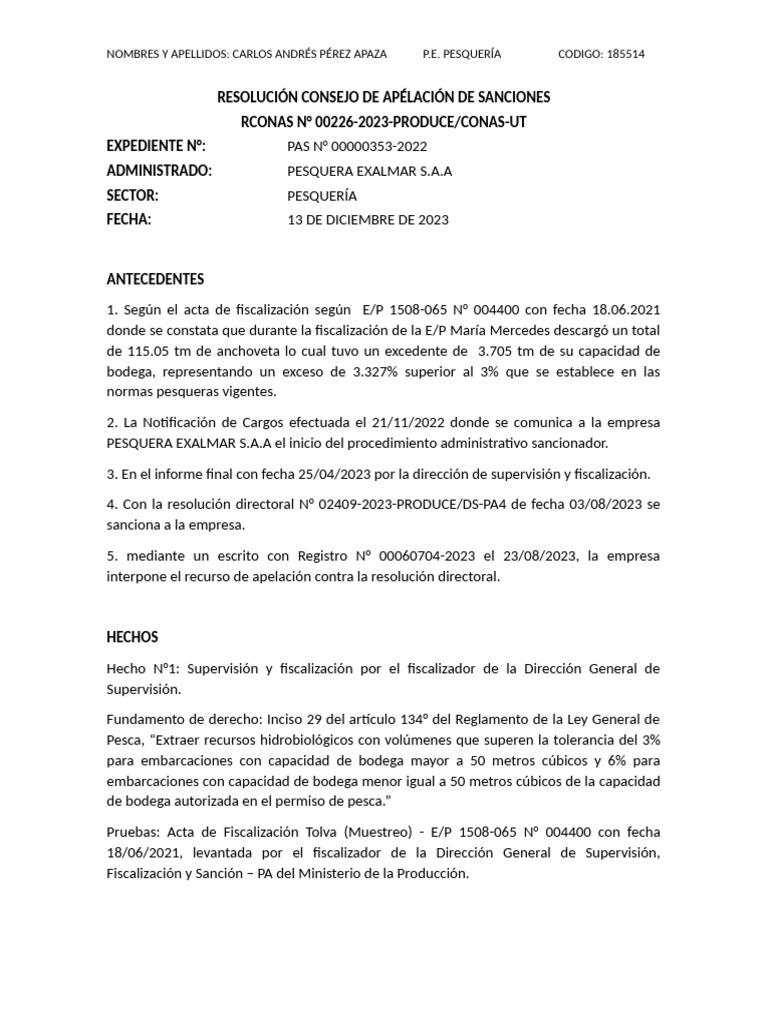 Caso N°6 | PDF | Justicia | Crimen y violencia