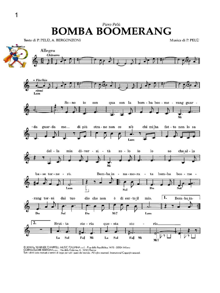 Piero Pelù - Bomba Boomerang | PDF