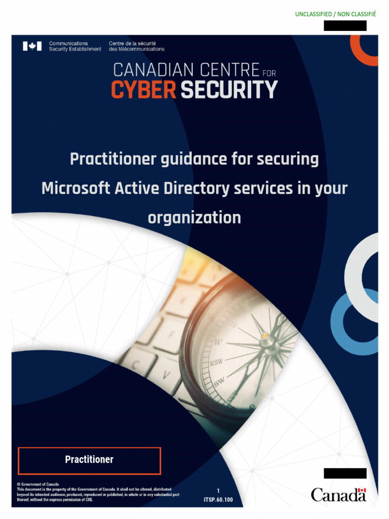 Practitioner Guidance For Securing Microsoft AD Services | PDF | Active ...
