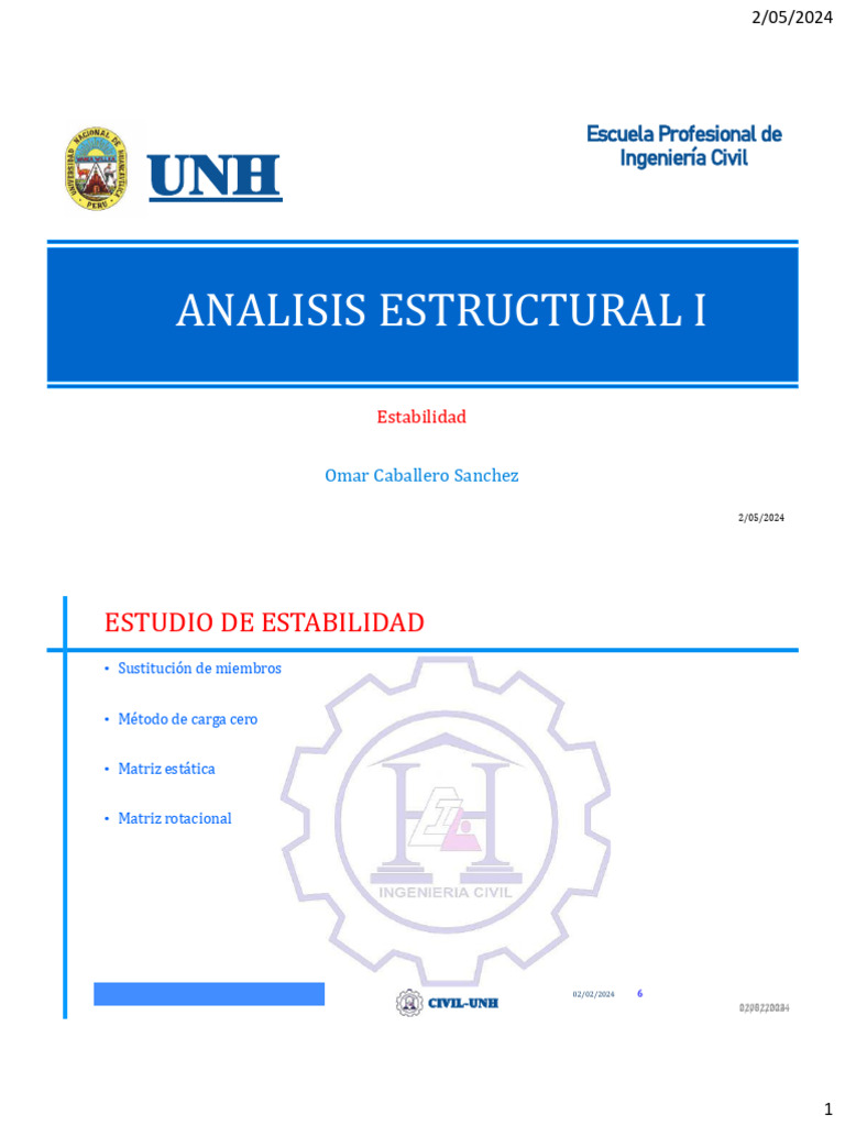Clase 3 Estabilidad | PDF