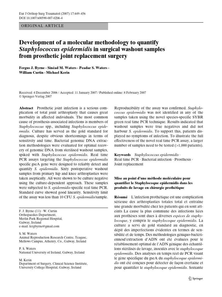 Development of A Molecular Methodology T | PDF | Polymerase Chain ...