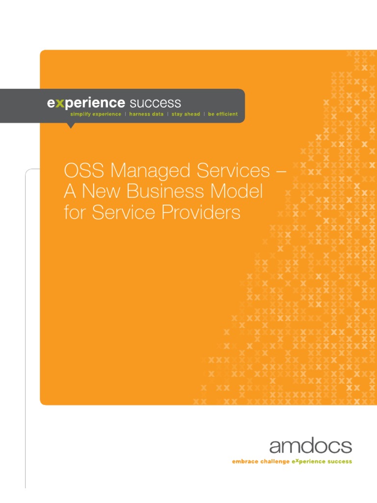 OSS Managed Services - A New Business Model For Service Providers | PDF | Outsourcing | Business ...