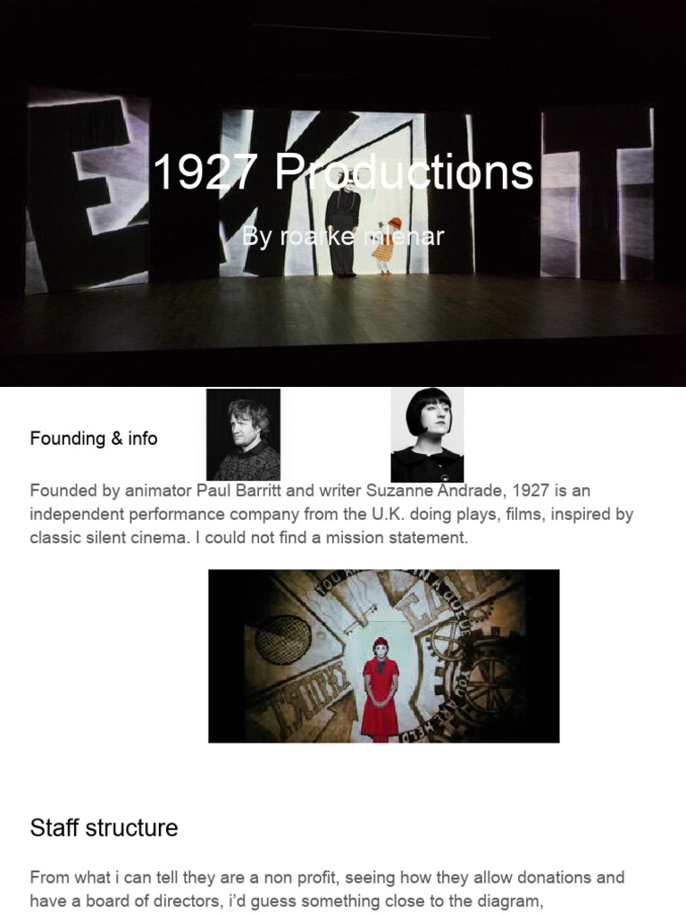 Theater Management Presentation | PDF