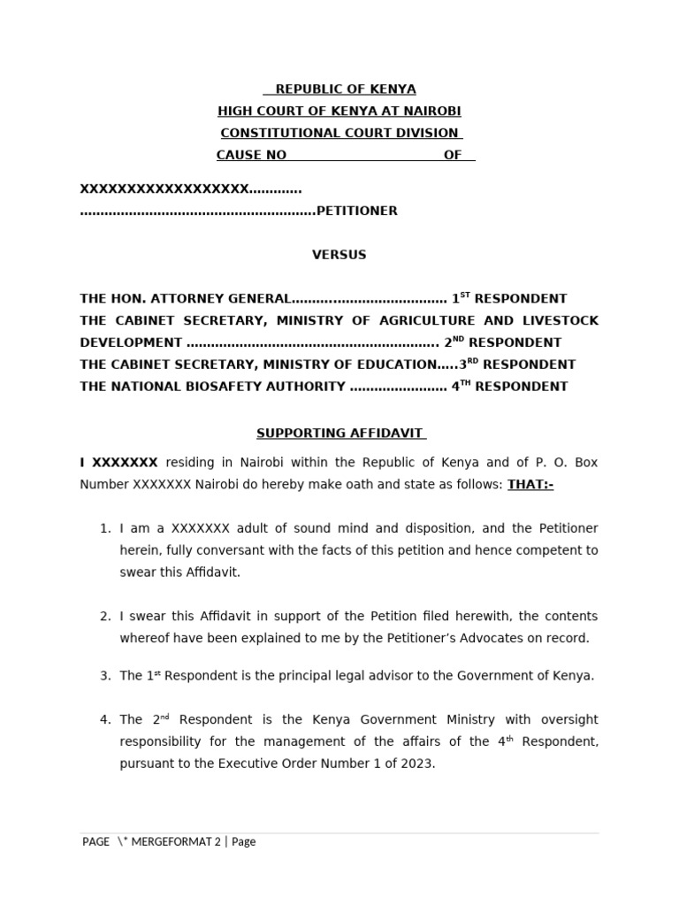 Petition Against Illegal GMO Board Appointment | PDF | Perjury | Common Law