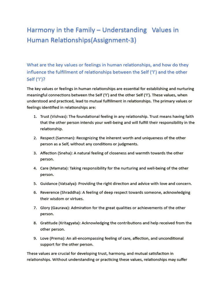 UHV Assignment3 | PDF