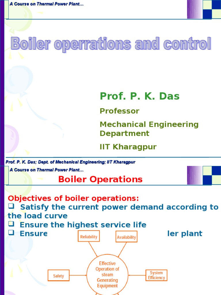 Boiler Operations and Control | PDF | Boiler | Power Station