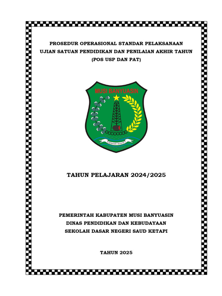 POS USP SD Tahun 2025-10605375 | PDF