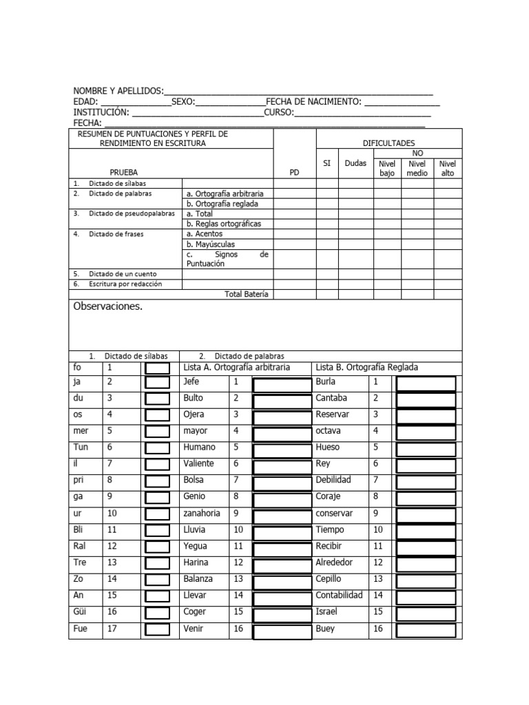 Formato Proesc para El Evaluador | PDF | Escritura | Lingüística