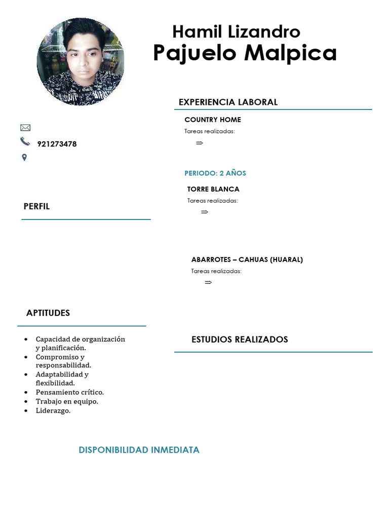 Hamil Pajuelo 1 | PDF