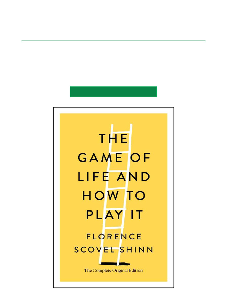 Research The Game of Life and How To Play It The Complete Original ...