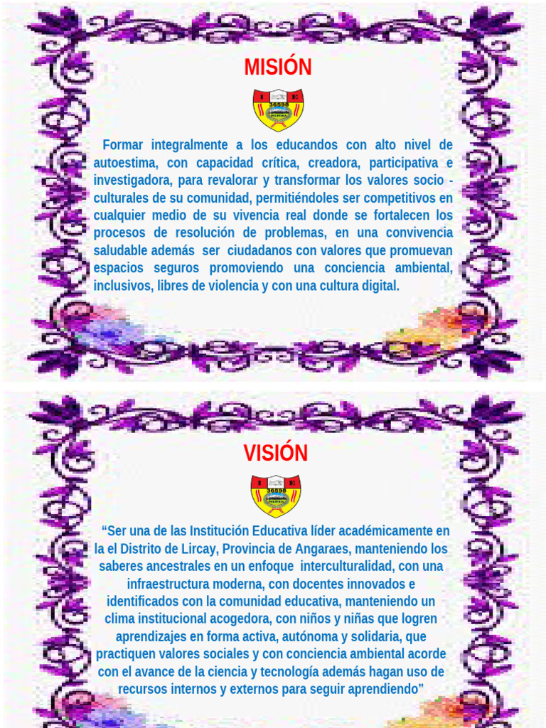 Mision y Vision | PDF