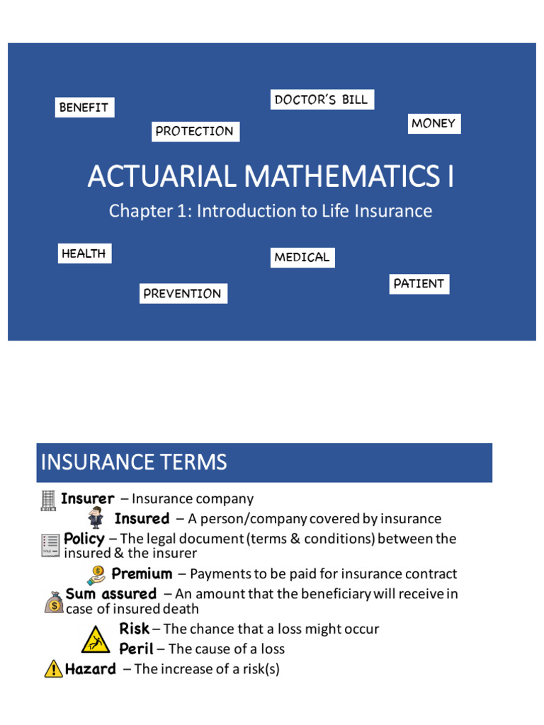 1.CHAP1 Introduction To Life Insurance | PDF | Insurance | Life Insurance