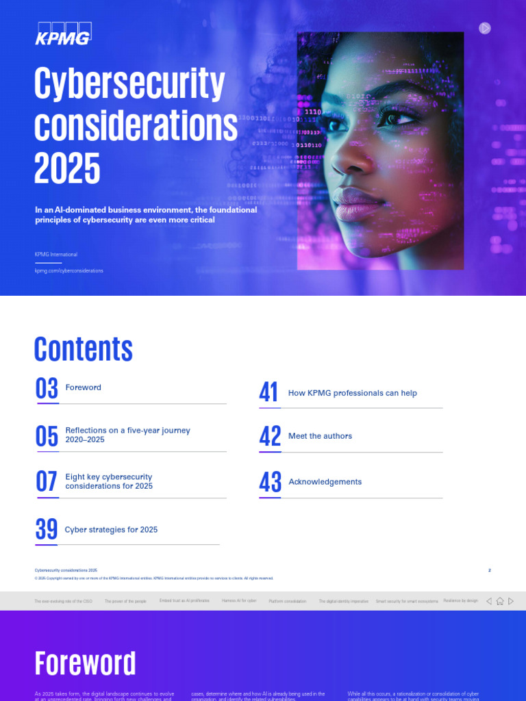 KPMG 2025 Cyber-Considerations-2025 | PDF | Computer Security | Security