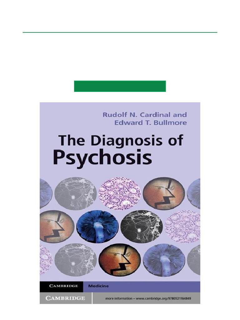 Top Ranking The Diagnosis of Psychosis - 1st Edition Complete Digital ...
