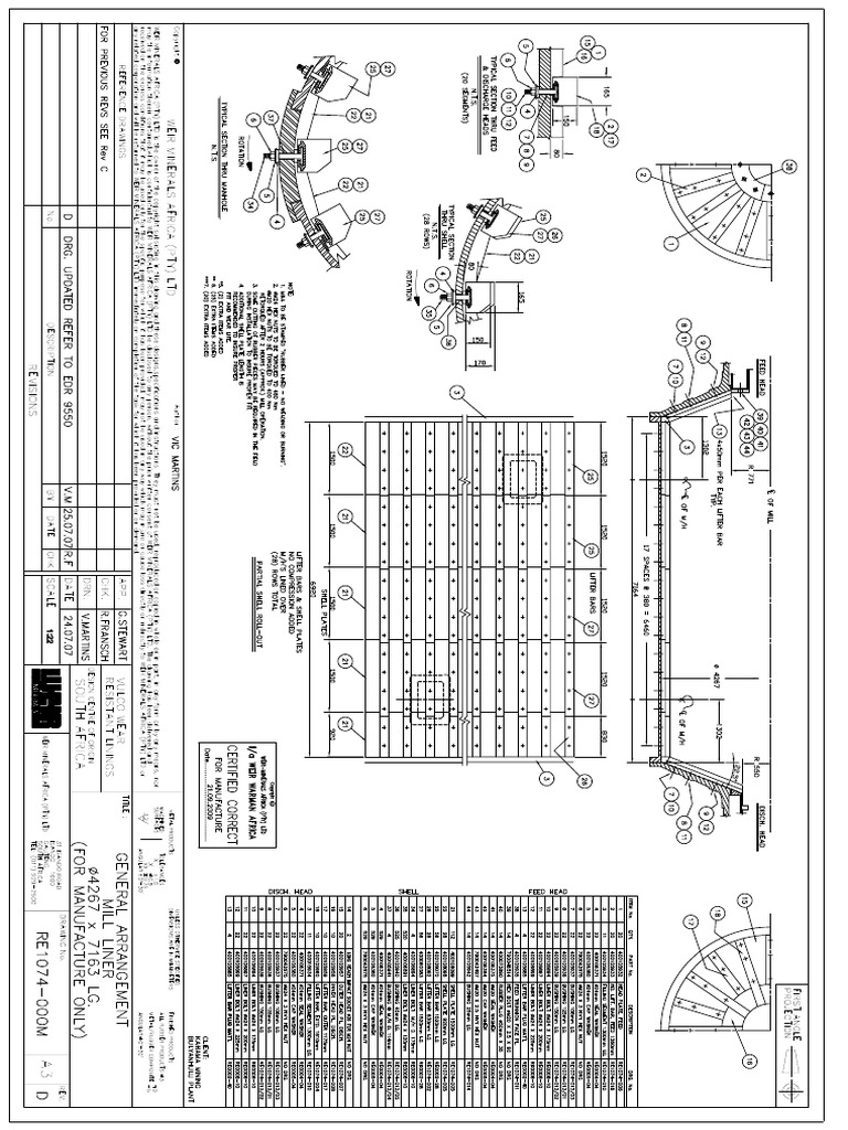 Ball Mill Drawing | PDF