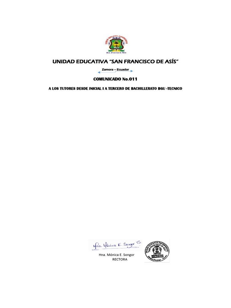 Comunicado Tutores - Ayuda Solidaria | PDF