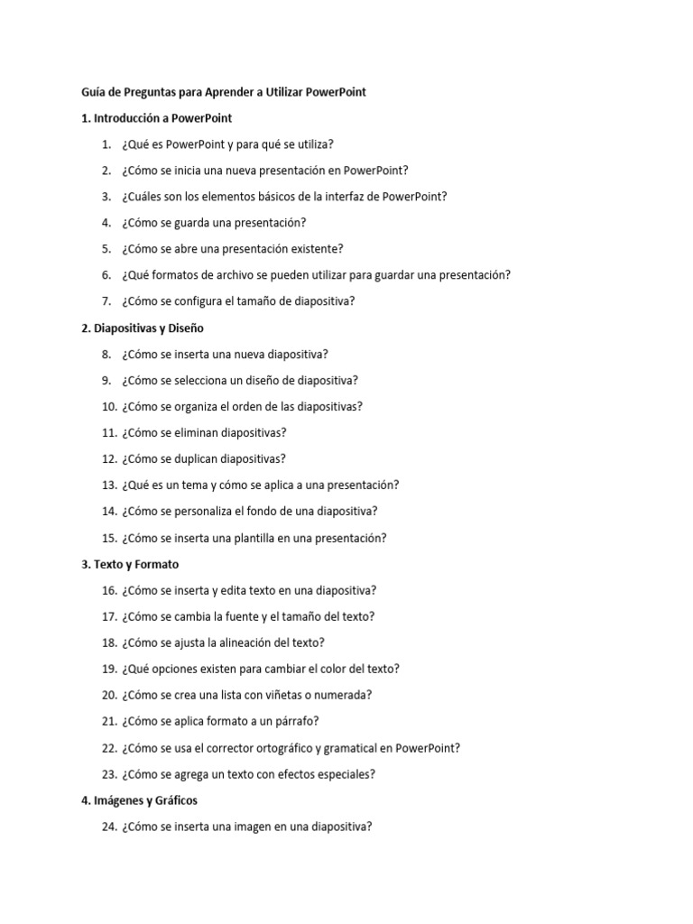 60 Preguntas Power Point | PDF | Microsoft PowerPoint