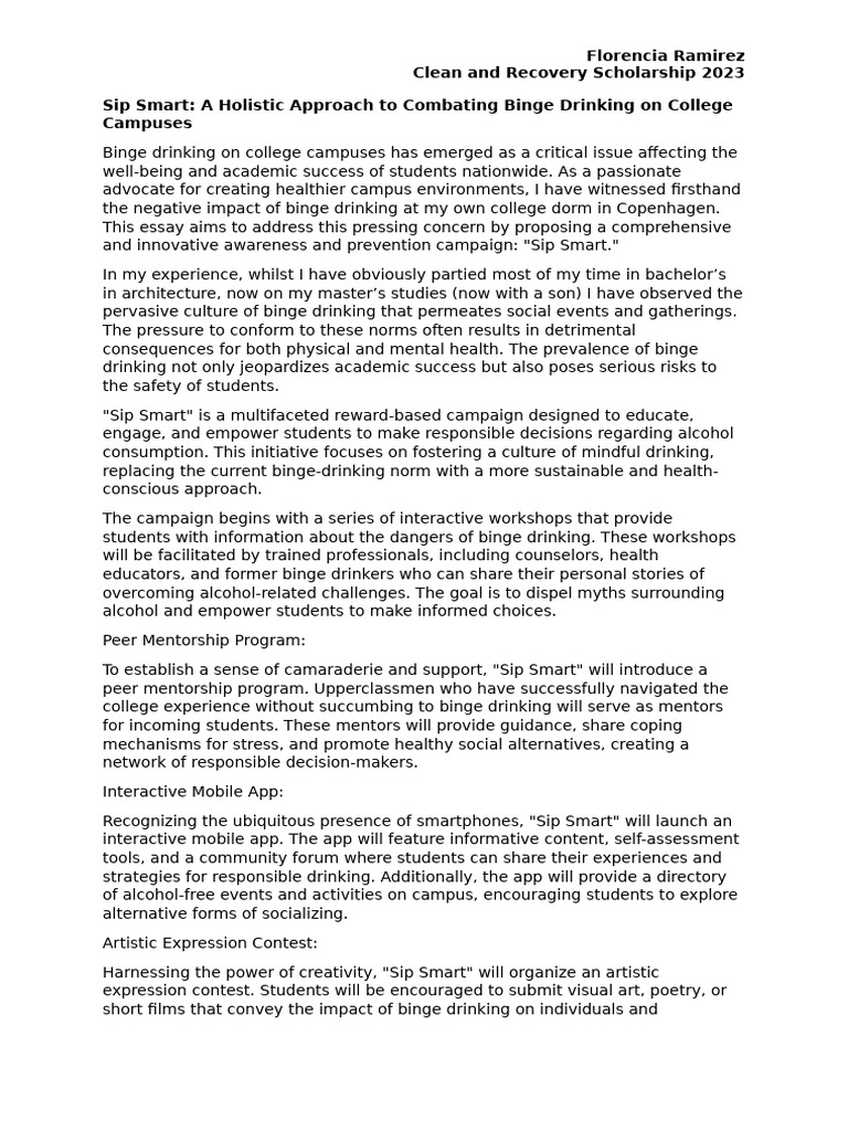 Sip Smart - Florencia Ramirez | PDF