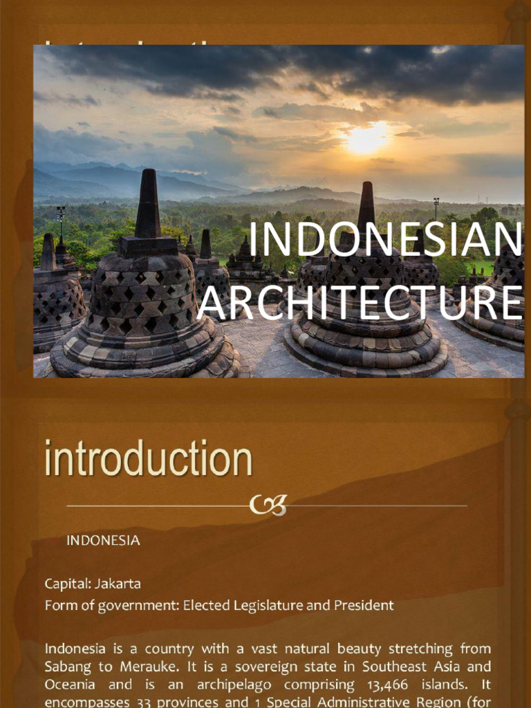 Indonesian Architecture - Part 1 | PDF
