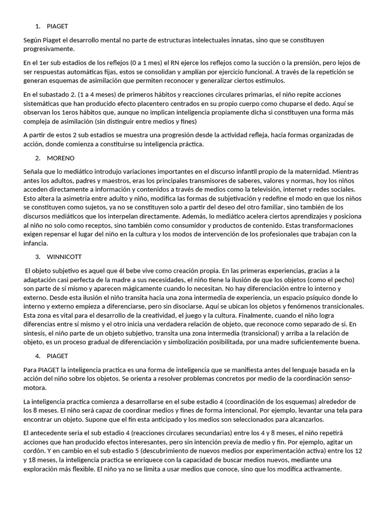 Repaso Parcial | PDF | Psique (psicología) | Conceptos psicologicos