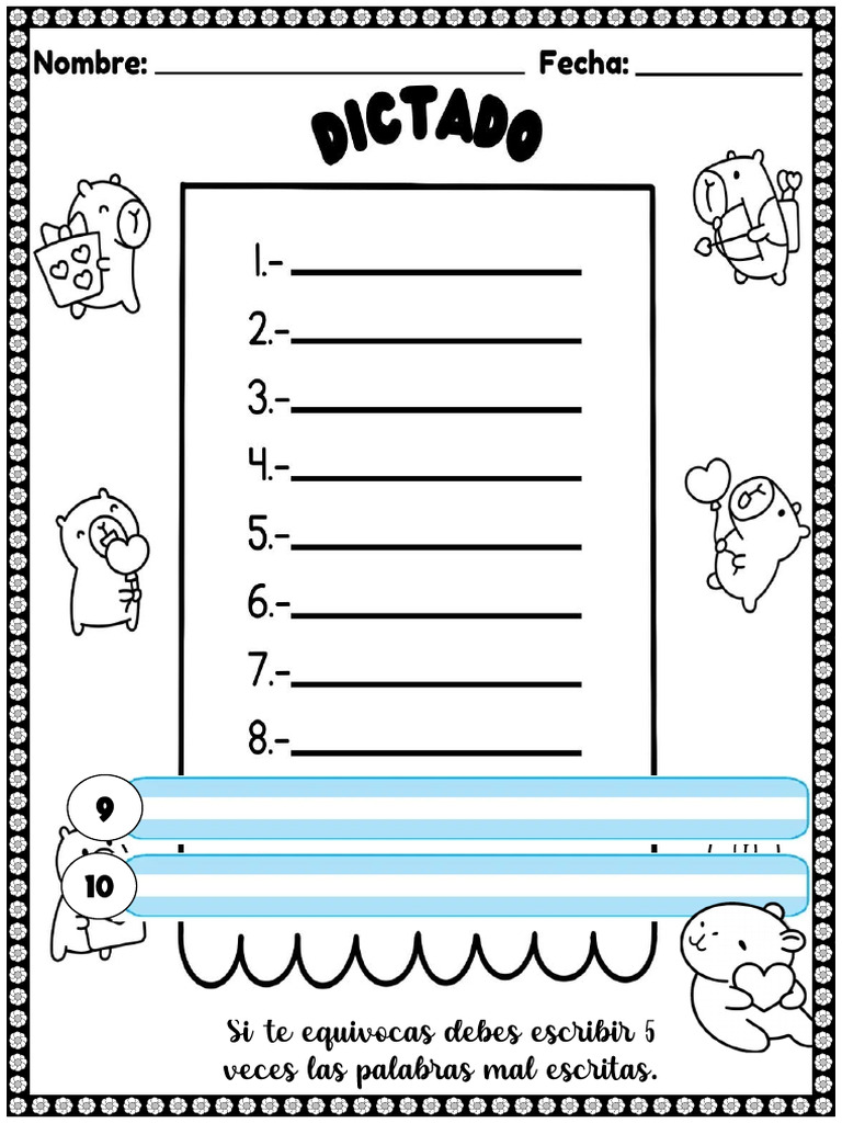 Formato de Dictado | PDF