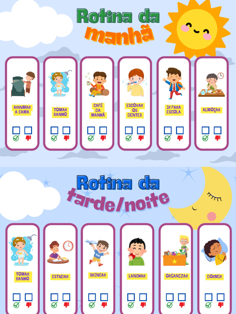 Rotina - Meninos | PDF