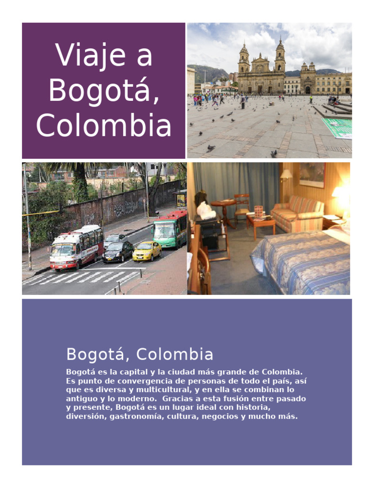 Guía de Viaje a Bogotá, Colombia | PDF
