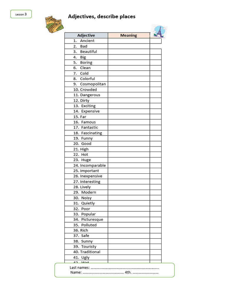 Adjectives | PDF
