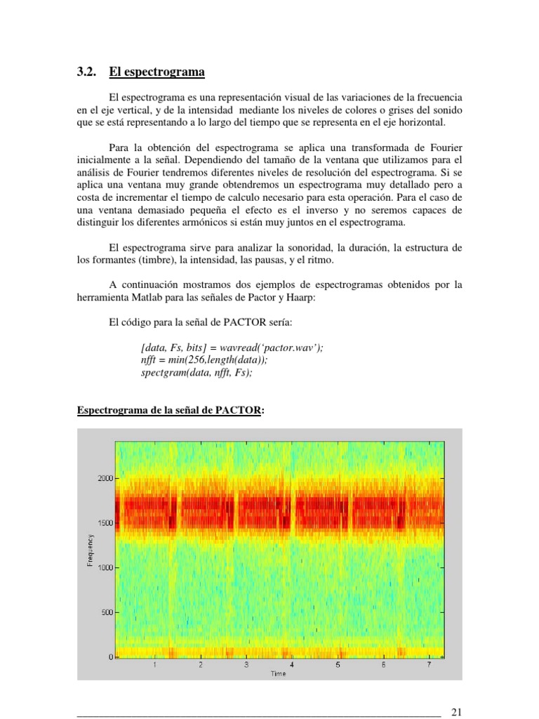3-2 - El Espectrograma | PDF