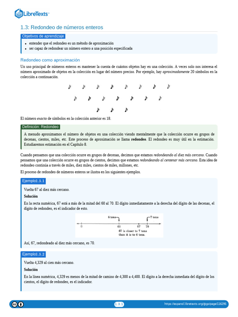 Redondeo de Números Enteros | PDF | Matemáticas | Aritmética