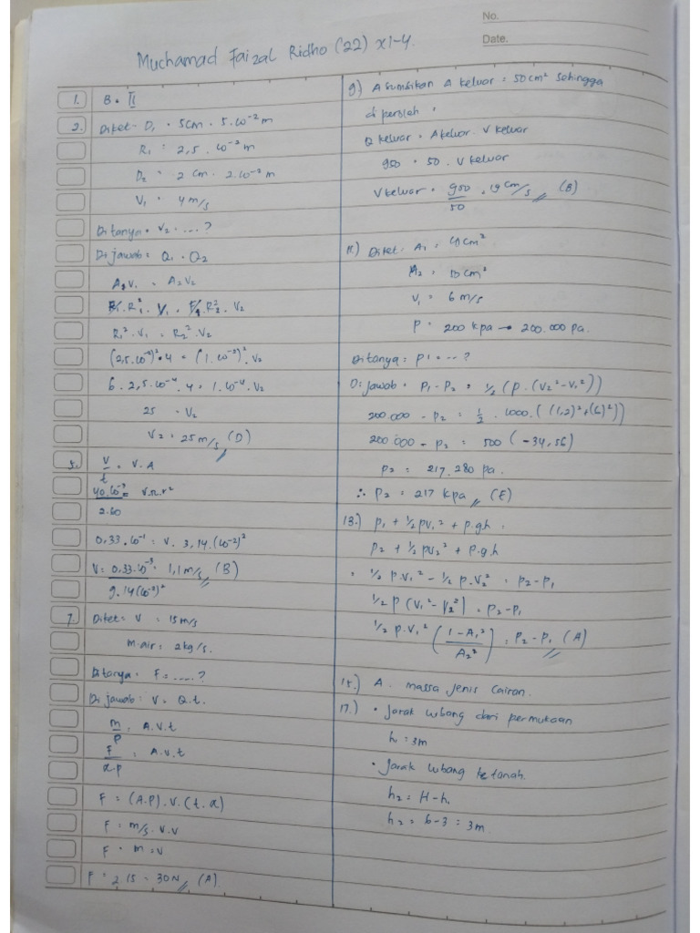 Fisika - Uk.4 - Muchamad Faizal Ridho | PDF