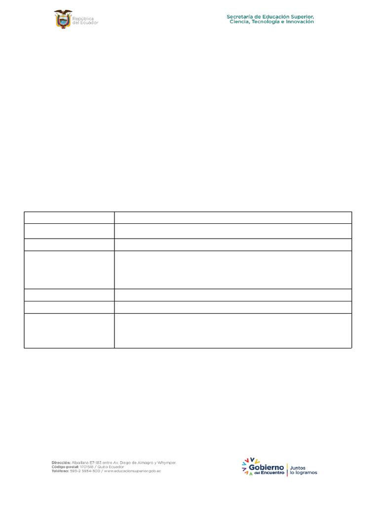 Registro de SENESCYT Ingeniería Biomedica | PDF