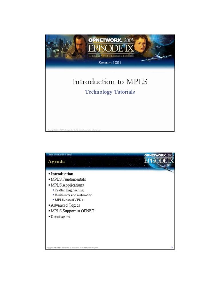 Introduction To MPLS: Technology Tutorials | PDF | Multiprotocol Label ...