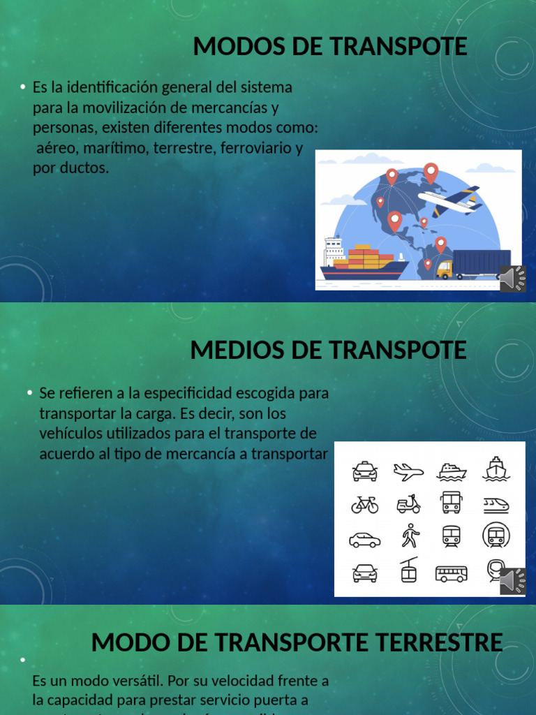 Modos y Medios de Transporte Eficientes | PDF | Transporte | Transporte ...