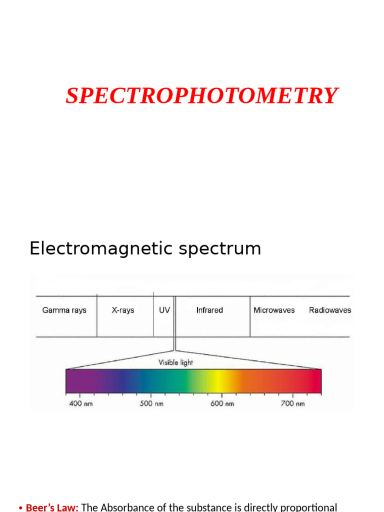 Spectro Photo Me Try | PDF | Spectrophotometry | Absorbance
