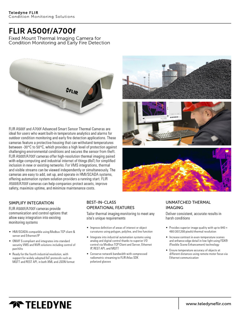 A500F-A700F-Datasheet A4 | PDF | Thermography | Internet Protocol Suite