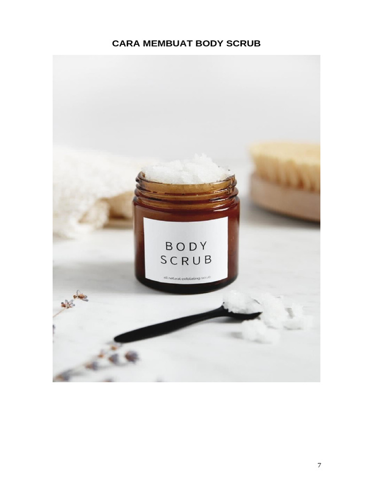 Cara Membuat Body Scrub | PDF