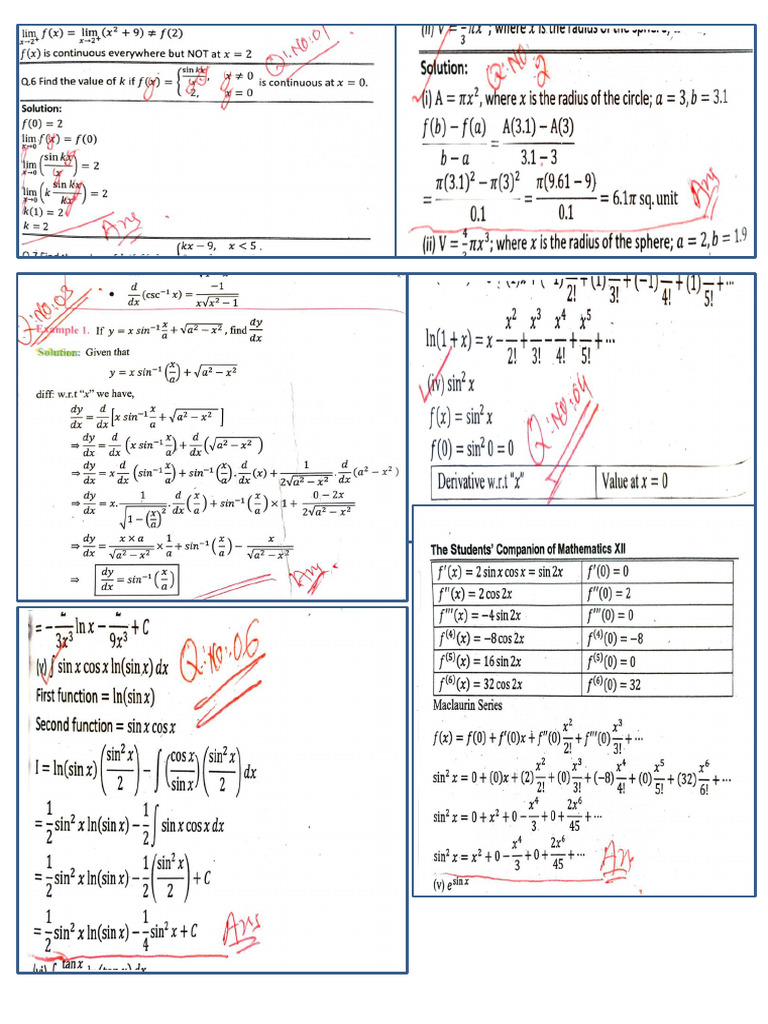 Xi Mathematics Paper 2222222222 | PDF
