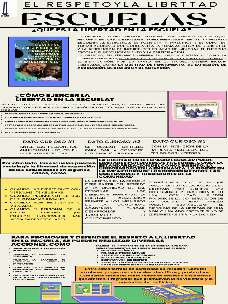 Infografía de Periódico Moderno Ordenado Colorido | PDF